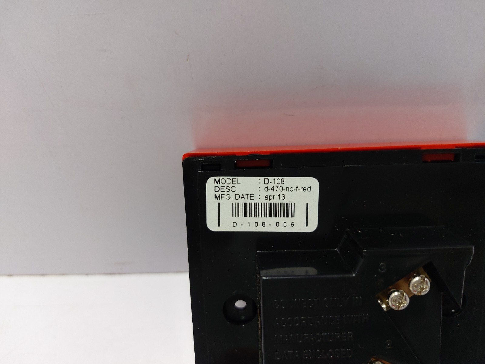 Demco D-108 Manual Call Point DEM-108-006 | eBay