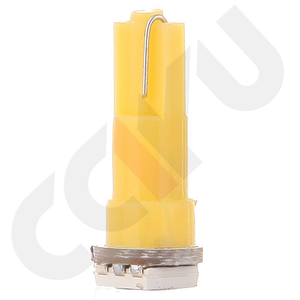 5x T10 5050 5SMD Amber LED Car Light Wedge Lamp Bulbs Super Bright ...
