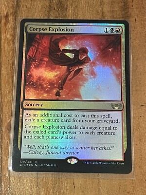Corpse Explosion Near Mint Foil Streets of New Capenna UNPLAYED | eBay