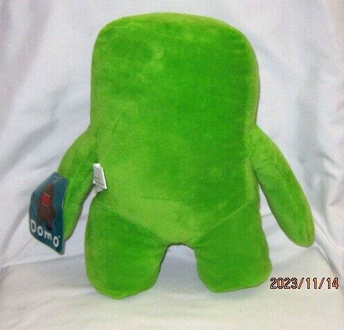Unisex Licensed Japanese Lime Green Domo-Kun 12" Soft/Firm Plush Doll ...