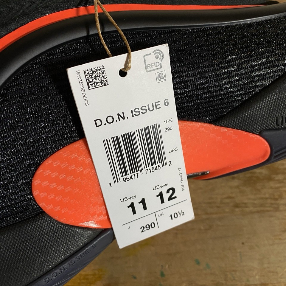 Adidas Donovan Mitchell Don Issue 6 Spida Bite Black Red Baskett Ball ...