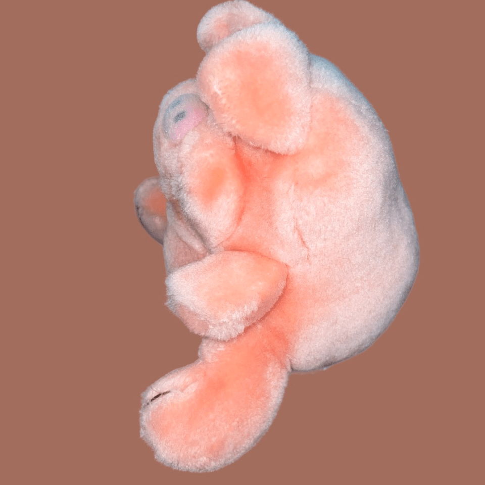 Vintage 1993 Mattel Emotion Pink Pig Plush Stuffed Animal Plush Toy 6 ...