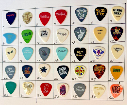 Motley Crue Nikki Sixx Concert Tour Guitar Pick #06 | eBay