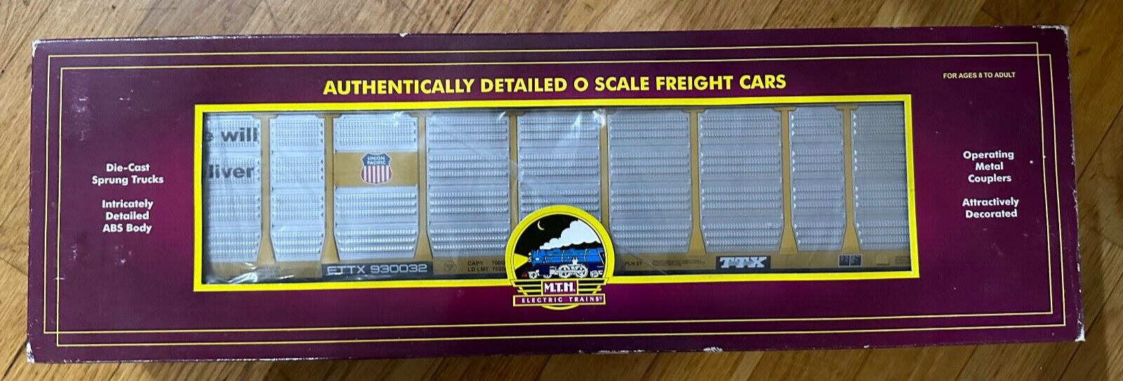 MTH Premier 20-90022C - Union Pacific UP - Corrugated Auto Carrier | eBay