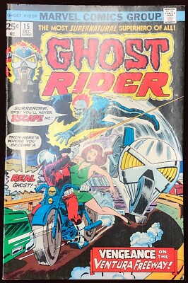 Ghost Rider #15 Marvel Comics Bronze Age 1st Print 70s Classic ...