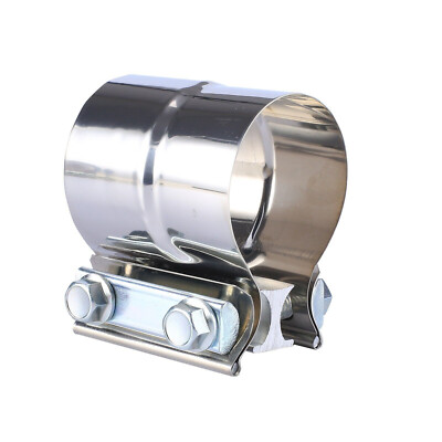STAINLESS STEEL EXHAUST TUBING BAND STEP CLAMP FOR 3 INCH PIPE | eBay ...