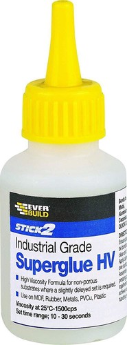 EVERBUILD SUPER GLUE EXTRA STRONG INDUSTRIAL STRENGTH ADHESIVE WOOD ...