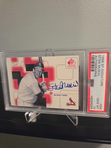 Stan Musial auto 1999 SP Signature PSA 10 Gem Mint Autograph HOF ...