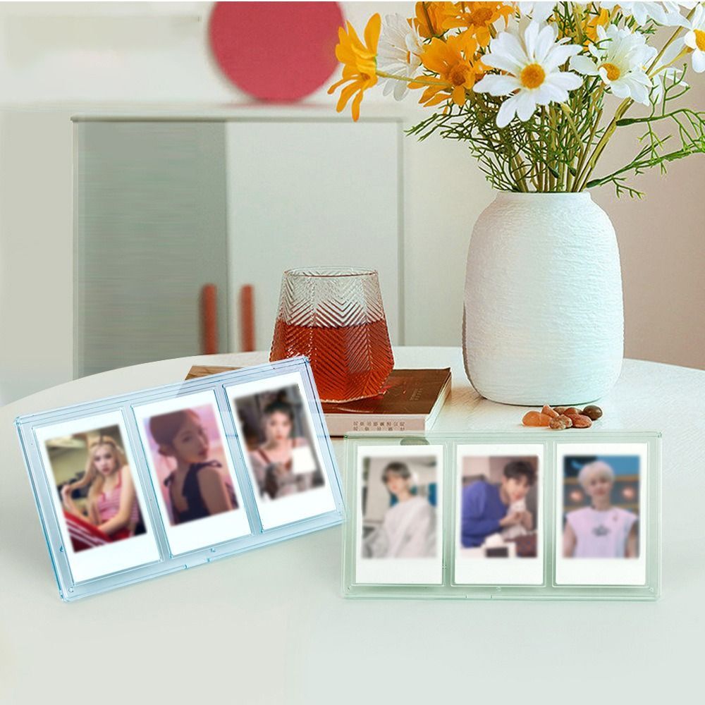 3 Slots Film Photo Frame Photo Table for Fujifilm Instax mini Home | eBay