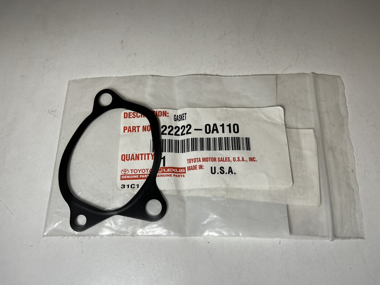 Genuine OEM Toyota 22222-0A110 Intake Air Control Valve Gasket 2000 ...