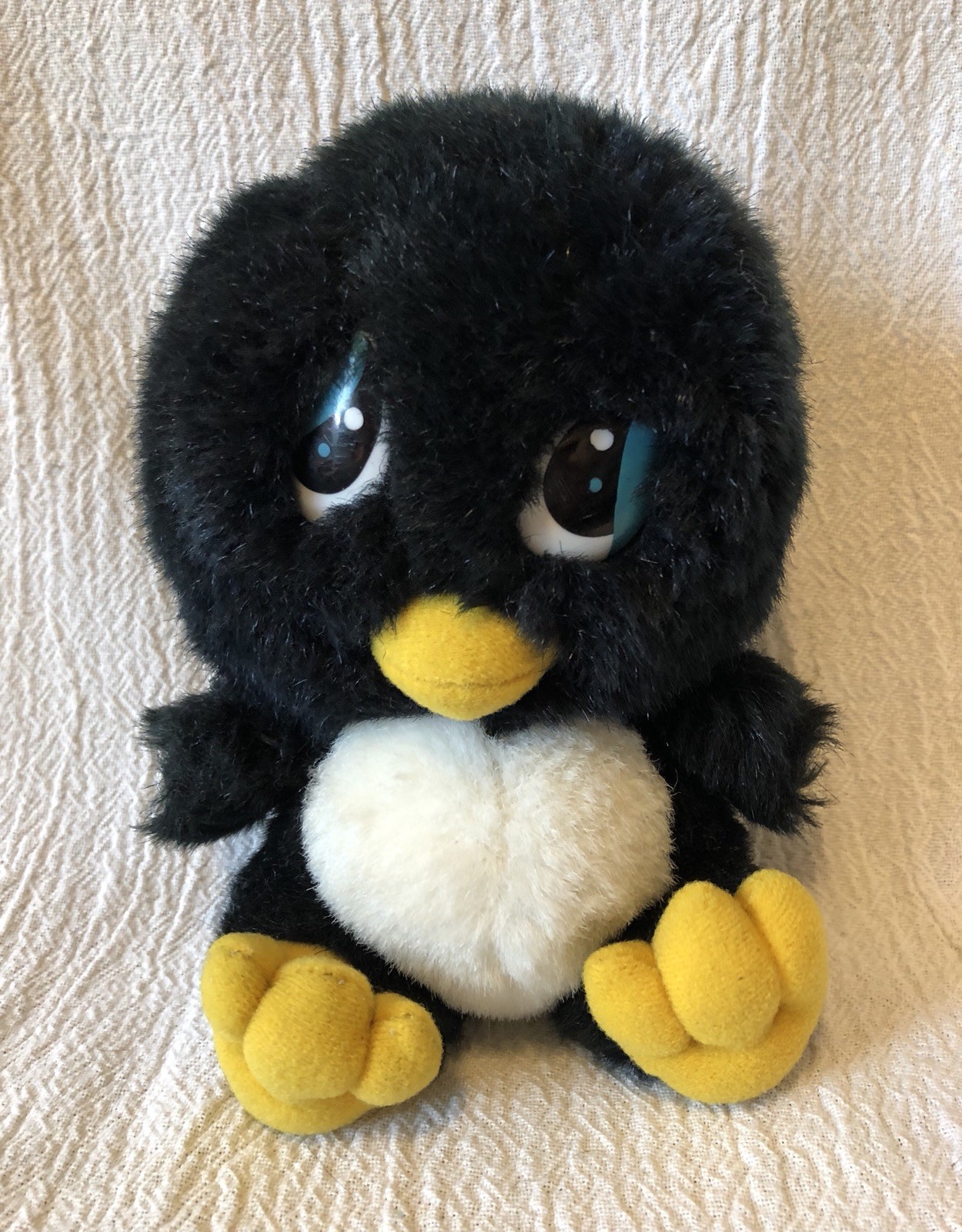 Vintage 1985 Applause Plush Giordano Penguin Waddles Sad Eyes Wallace ...
