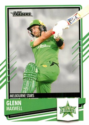 2021 2022 MELBOURNE STARS BBL Cricket Card GLENN MAXWELL Traders | eBay ...