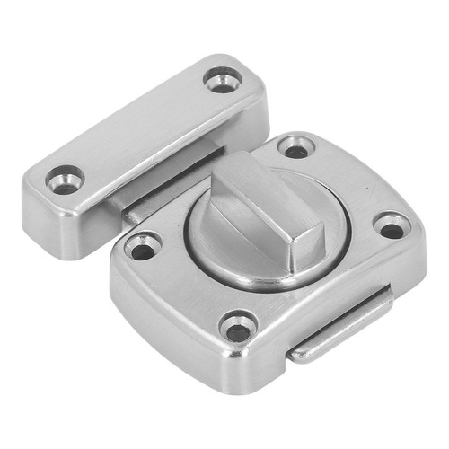 New Silver Rotating Bolt Latch Screws Zinc Alloy Lock Latch For ...