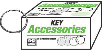 Hy-Ko KB100 Split Key Ring, 7/8 In., 1,000-Pk. - Quantity 1 | eBay