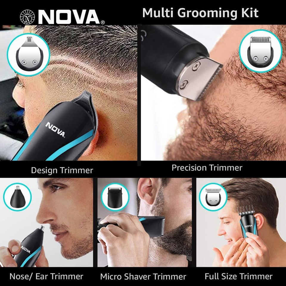 Cordless Rechargeable: 60 Minutes Runtime Multi Grooming Trimmer Kit | eBay