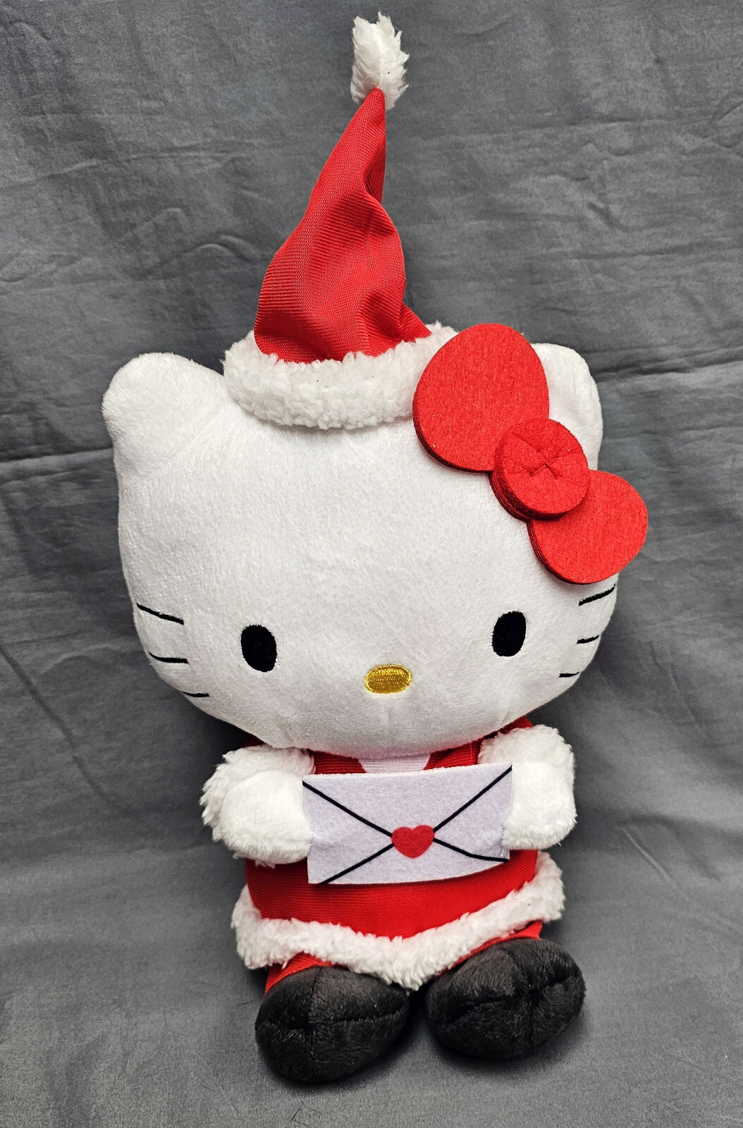 2021 Holiday Christmas HELLO KITTY 14" Plush Sanrio SANTA HAT Envelope ...