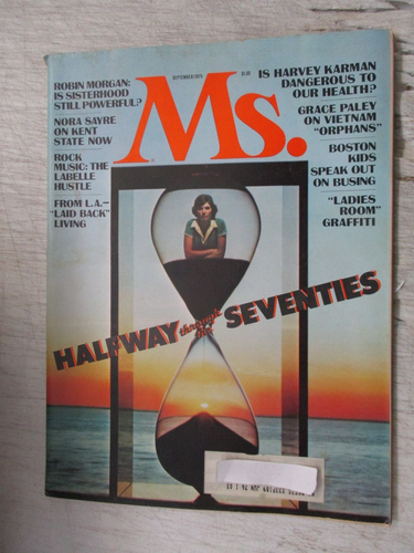 MS. MAGAZINE SEPT 1975 HARVEY KARMAN GRACE PALEY LABELLE HUSTLE WOMEN'S ...