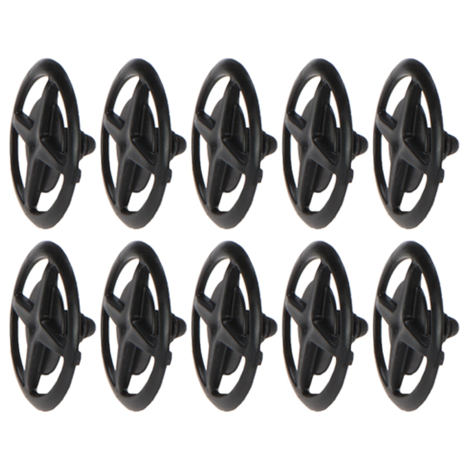 10 NEW OEM GENUINE NISSAN HOOD INSULATOR RETAINER CLIPS F5846-30F00 ...