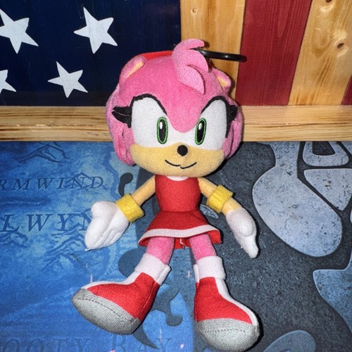 Plush Coin Bag - Sonic the Hedgehog - 12" Amy Key Chain Toy Doll | eBay
