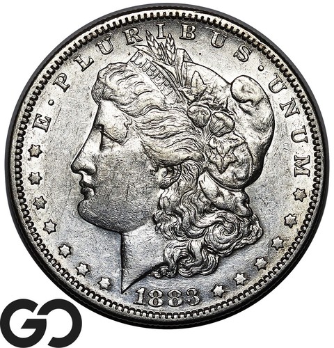 1883-S Morgan Silver Dollar Coin, Choice AU Tougher Date | eBay
