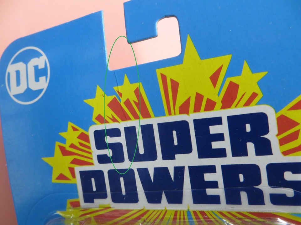 DAMAGED CARD McFarlane SUPER POWERS CROWD FUND BATMAN CLASSIC DC FIGURE ...