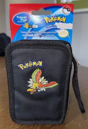 NWT Official Nintendo Gameboy Color Travel Pak Game Case Black Model ...