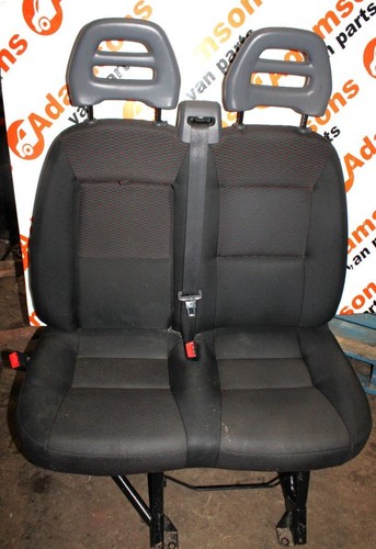 Peugeot Boxer Front Passenger Double Seat + Seat Belt + Storage Box ...