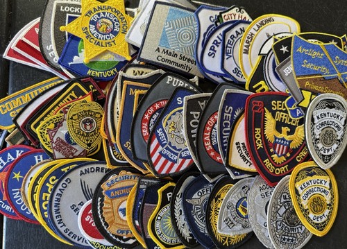 Mixed Lot 89 Security Guard Police Officer Patch Private Wackenhut ...