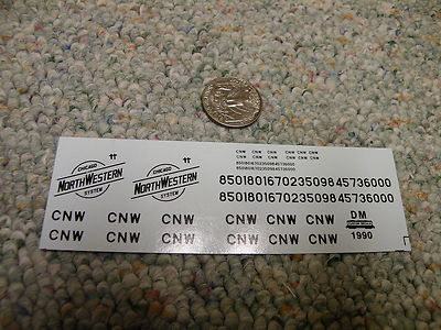 Herald King decals HO Chicago Northwestern CNW black XX272 | eBay