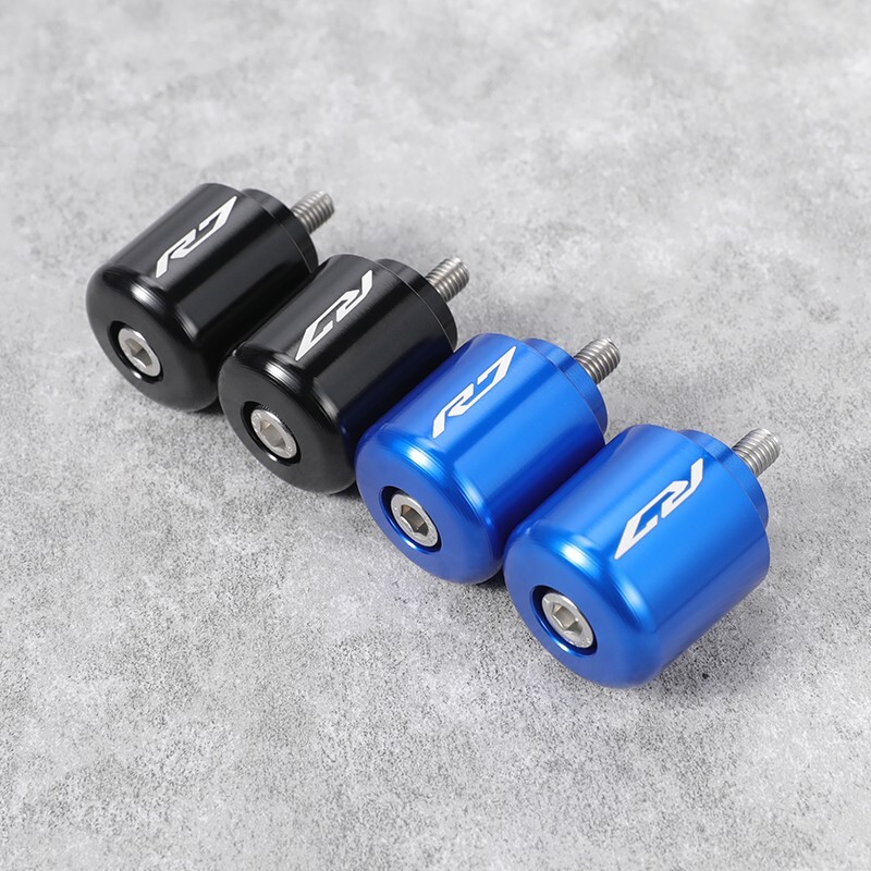 Handle Bar Ends Grip Plug Cap Handlebar Slider For YAMAHA YZF R7 2021 ...