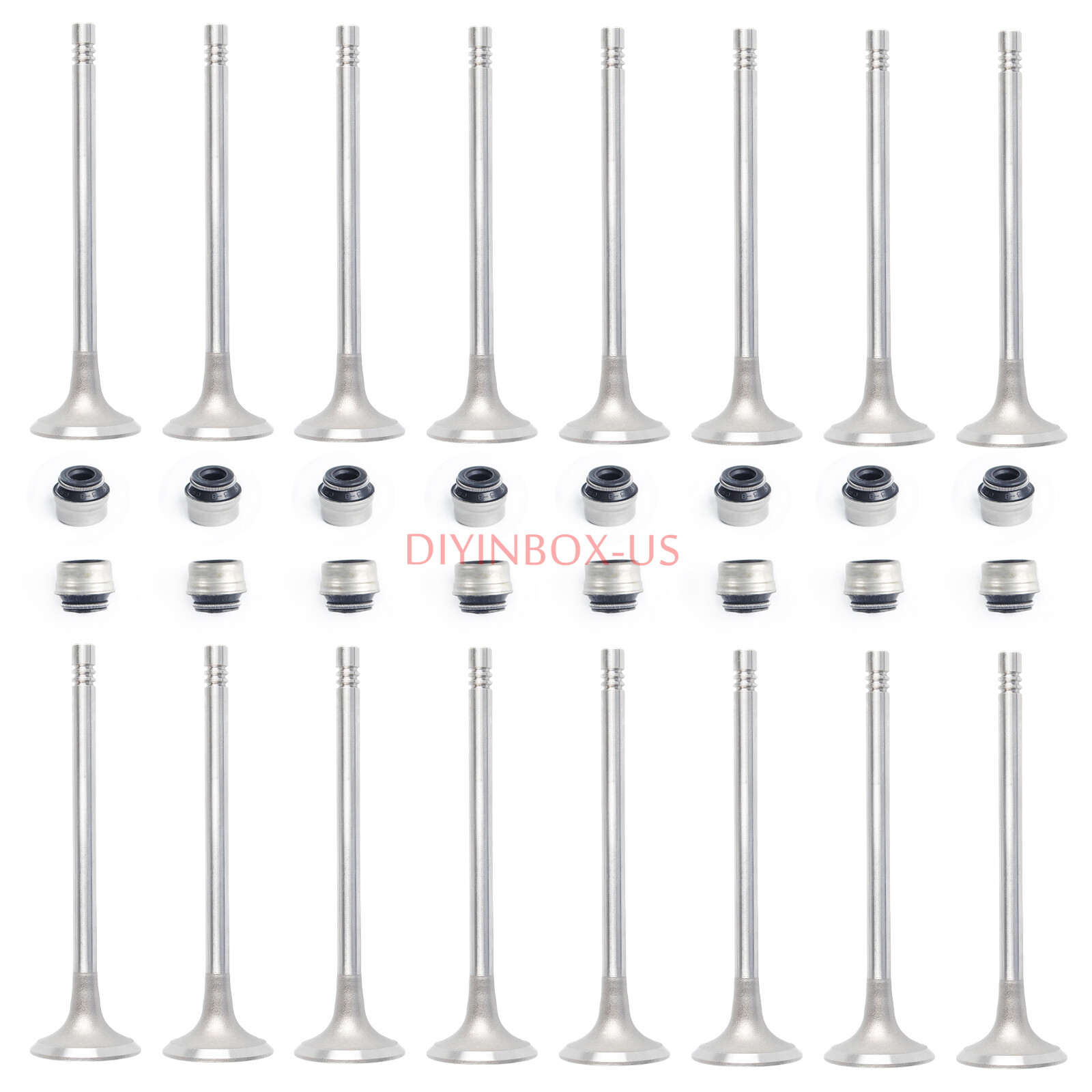 New Intake Exhaust Valve Kit For VW Golf GTI Tiguan Beetle AUDI A3 A5 ...