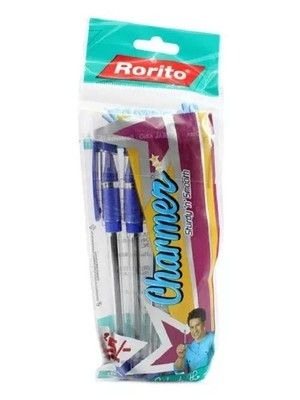 5x Rorito CHARMER Ball Pen | BLUE | 0.7mm | Smooth Writing | Free ...