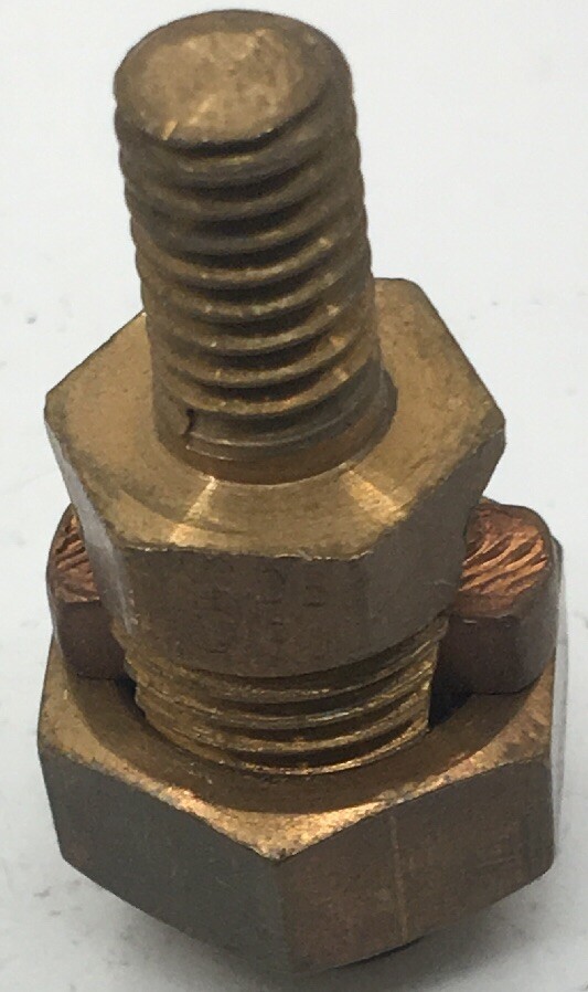 SSS2 PENN-UNION 10 SOLID-4 STRAIGHT BRONZE SERVICE POST CONNECTOR FOR ...