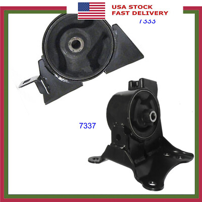 For 05-06 Nissan X-Trail 2.5L Engine Motor & Trans Mount Set 7333 7337 ...