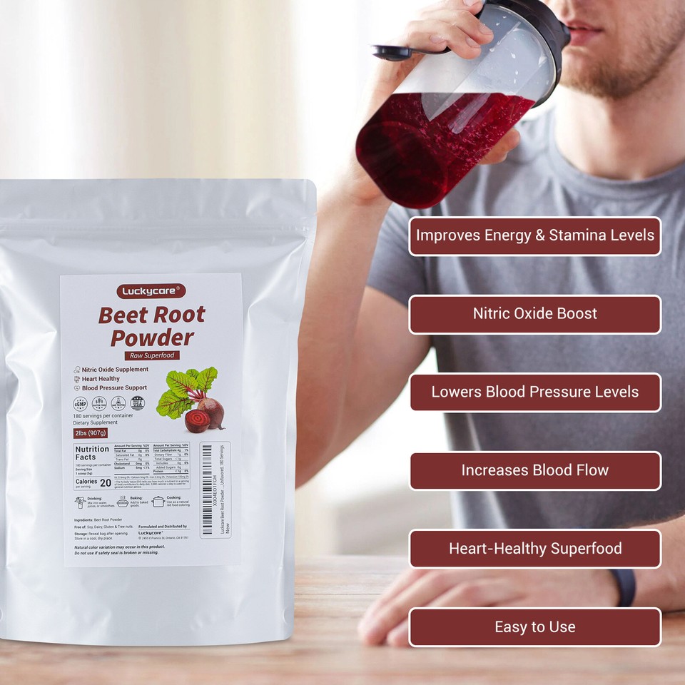 2 LB Beet Root Powder Raw Non GMO Pure Beta Vulgaris Nitric Oxide Booste | eBay