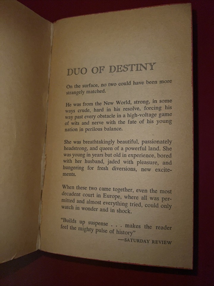 Proud Destiny by Lion Feuchtwanger, Popular Library Eagle Book (Rare ...