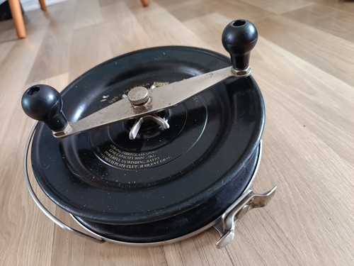 LARGE VINTAGE OLD ALVEY DEEP SEA SNAPPER SIDECASTER FISHING REEL MODEL ...