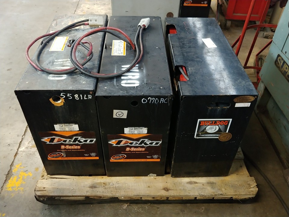 DEKA 24volt 12-85-13 ELECTRIC FORKLIFT PALLET JACK BATTERY 510 AMP ...