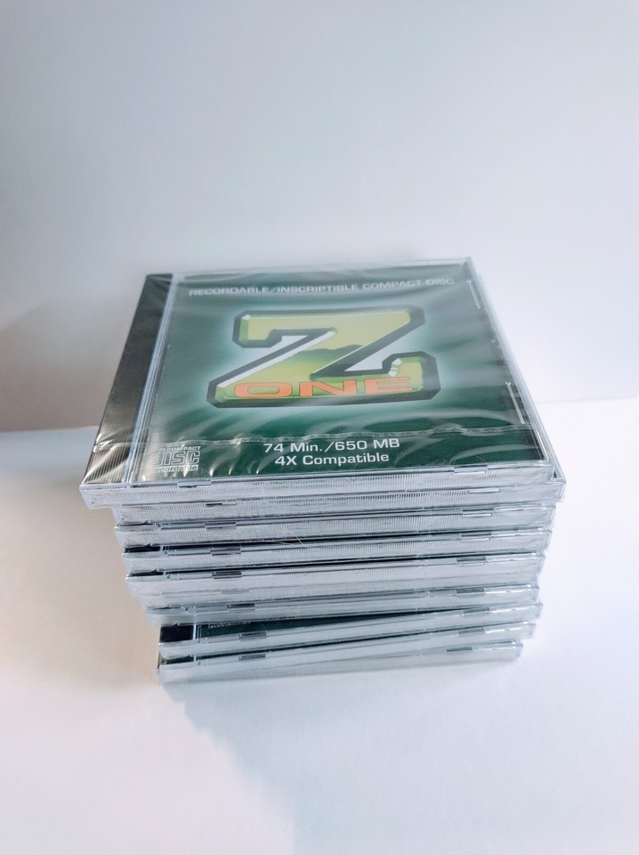 10 Pack CD Blank Compact Discs Recordable 74 Minutes 650 MB SEALED | eBay