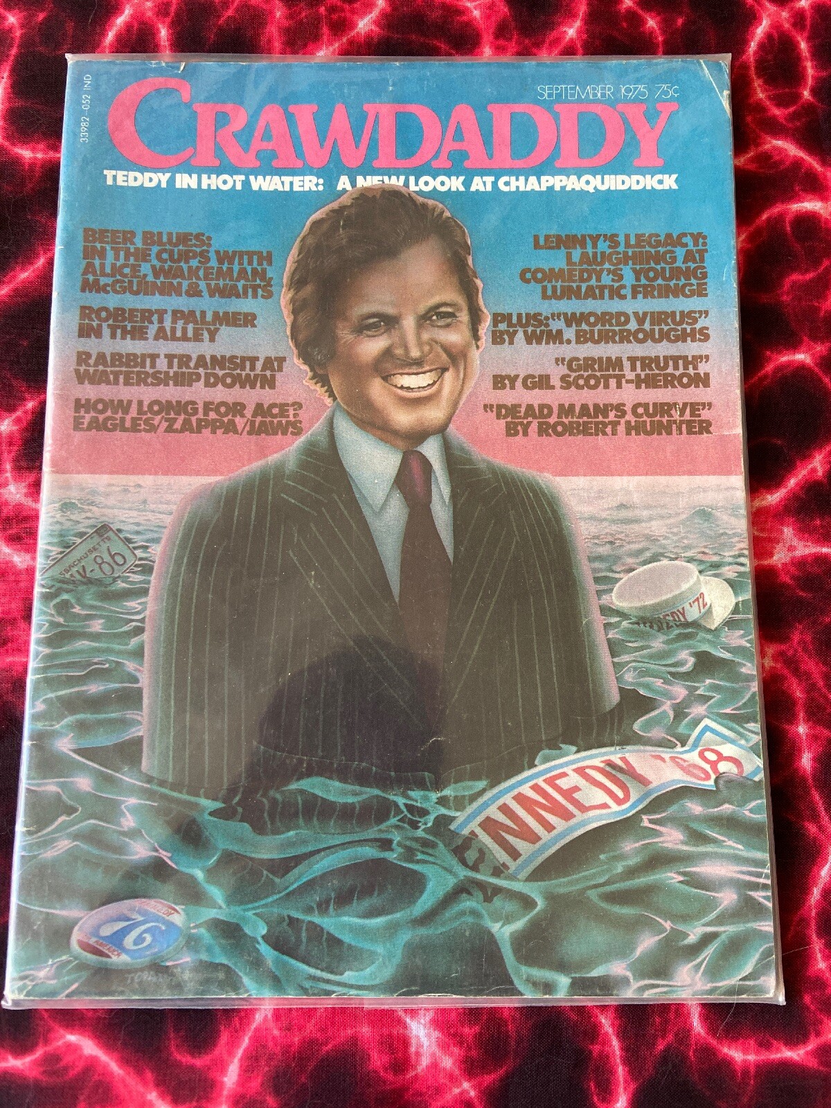 Crawdaddy Magazine September 1975 Ted Kennedy, Robert Plant EX ...