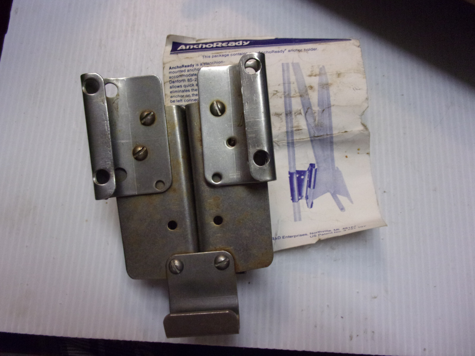 Vertical Stanchion Rail Mount Anchor Holder Bracket fits danforth style ...