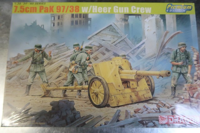 Dragon 6445 7.5cm Pak 97/38 W/crew 1 35 günstig kaufen | eBay