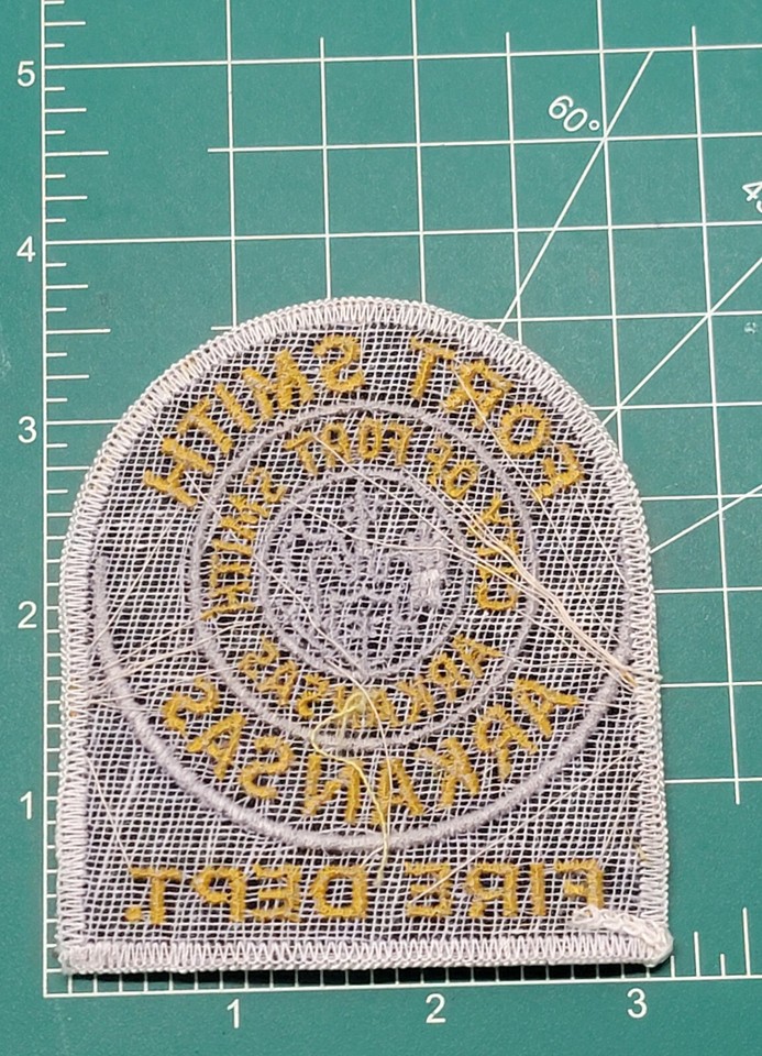 Vintage FORT SMITH ARKANSAS Fire Department Patch | eBay