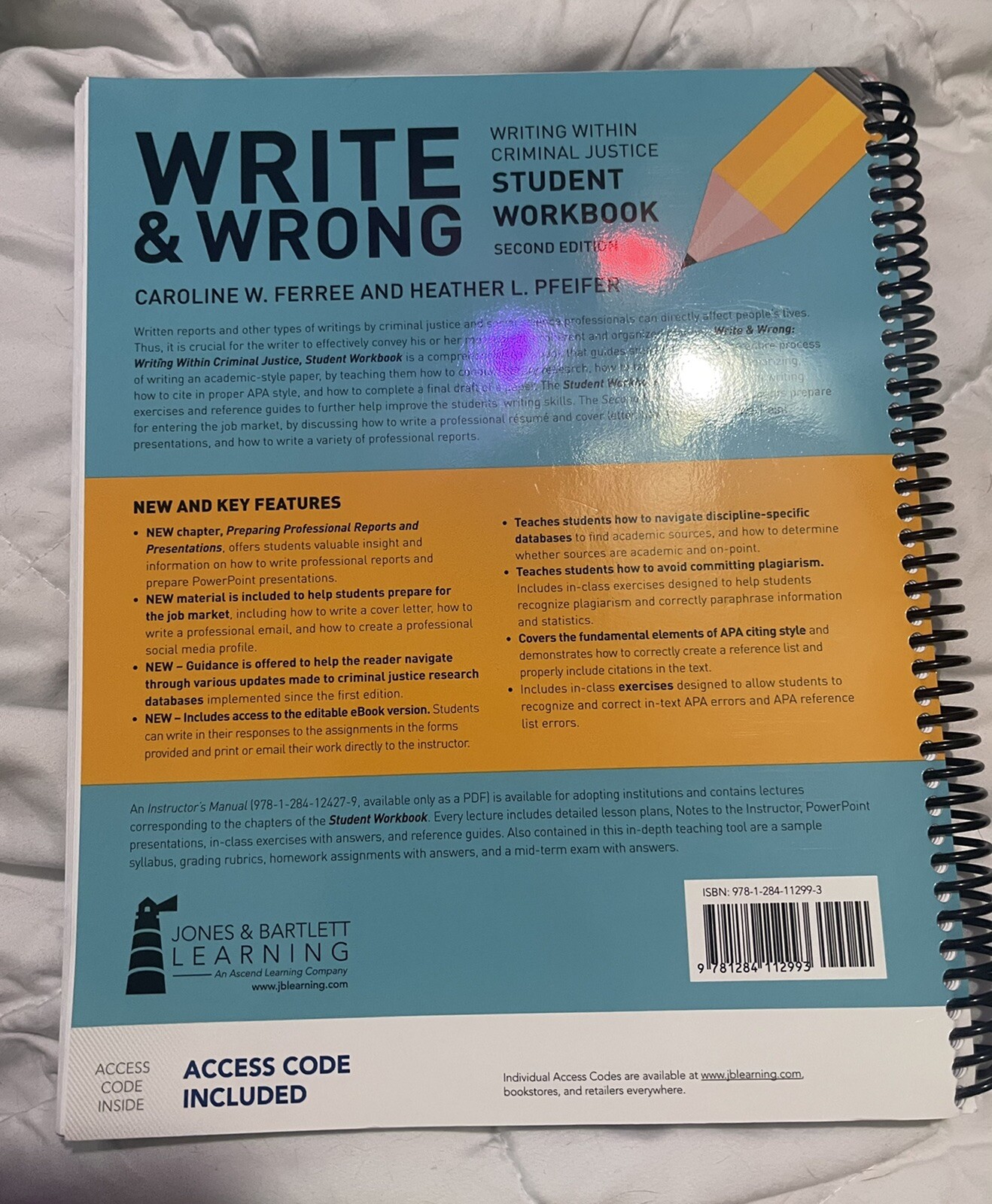 Write and Wrong : Writing Within Criminal Justice Student Workbook by ...