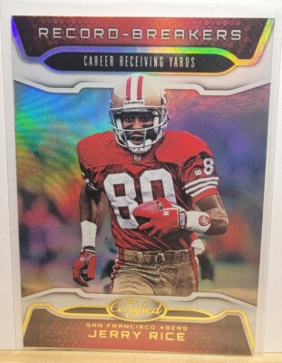 Jerry Rice 2019 Panini Certified Football - Record Breakers San ...