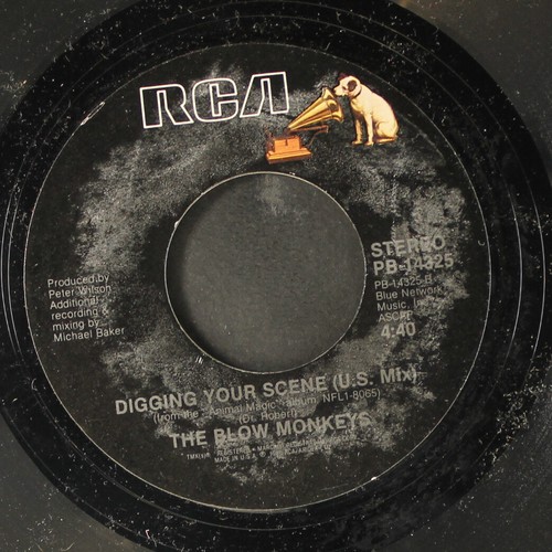 BLOW MONKEYS: digging your scene / uk mix RCA 7" Single 45 RPM | eBay