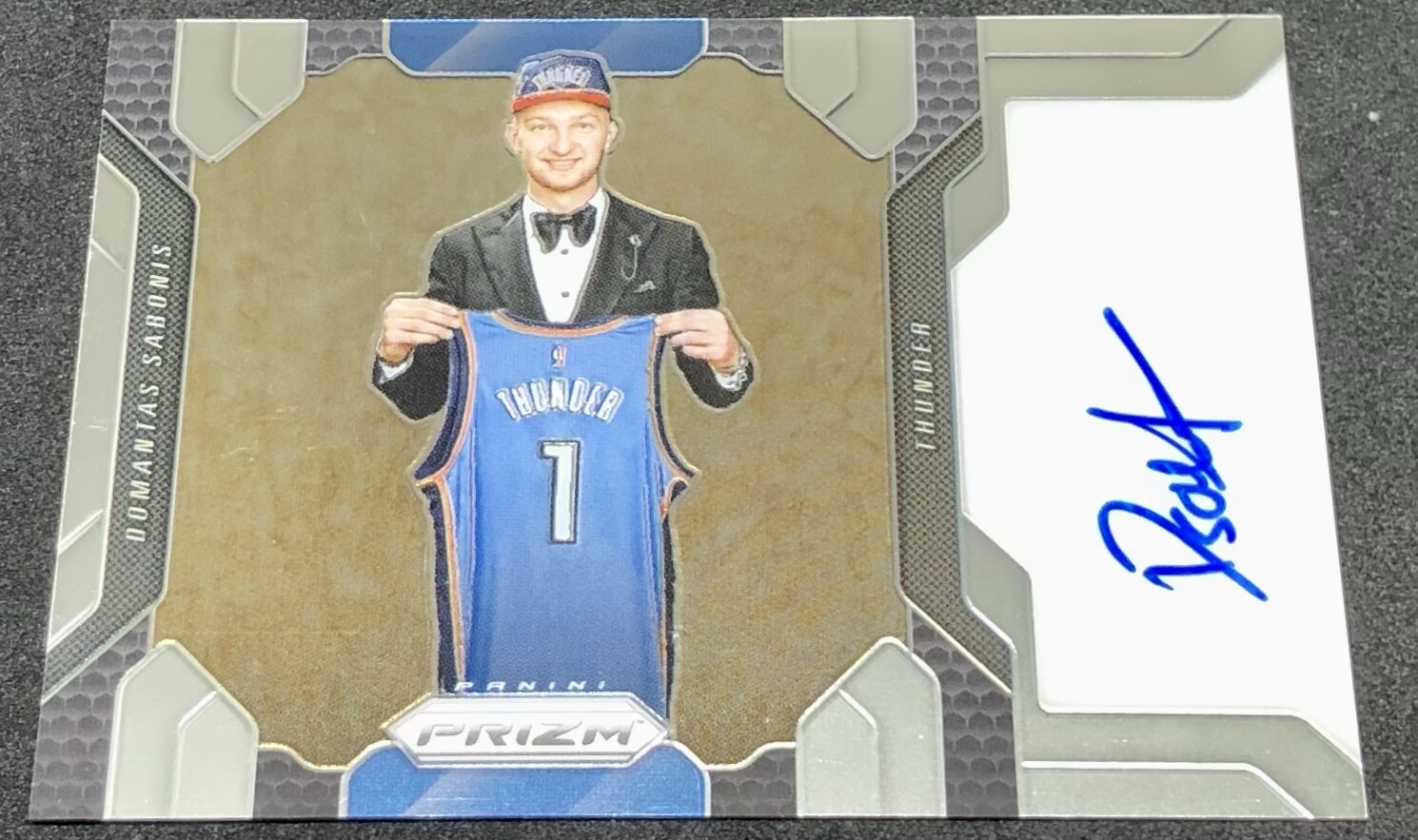 DOMANTAS SABONIS 16-17 Panini Prizm AUTO AUTOGRAPH RC ROOKIE ! INDIANA ...