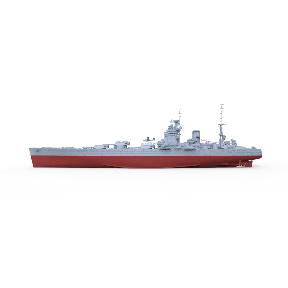 SSC350706S-A 1/350 Military Model Kit HMS Nelson Rodney 1940 FULL HULL ...