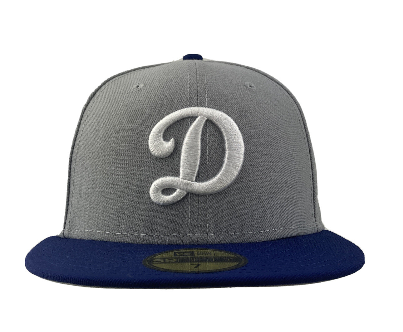 Los Angeles Dodgers MLB New Era 59FIFTY fitted hat Cap Script logo size ...