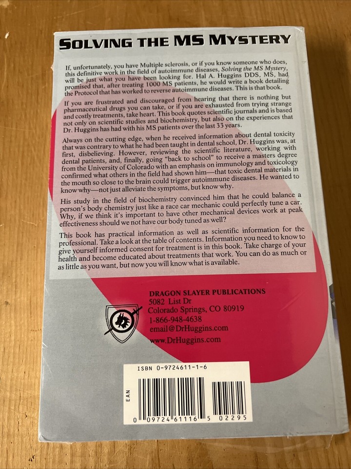 Solving the MS Mystery: Help, Hope and Recovery | Hal A. Huggins | 2002 ...